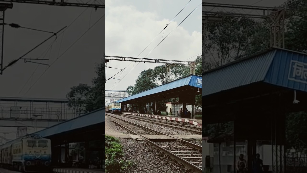 BIA WAM4 Livery BZA WAP-4 #22201 hauling Secunderabad - Darbhanga ...