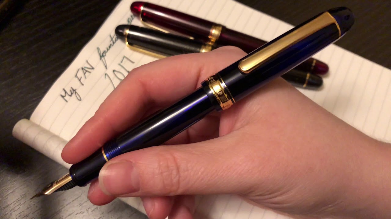 Top 5 fountain pens 2017 - YouTube