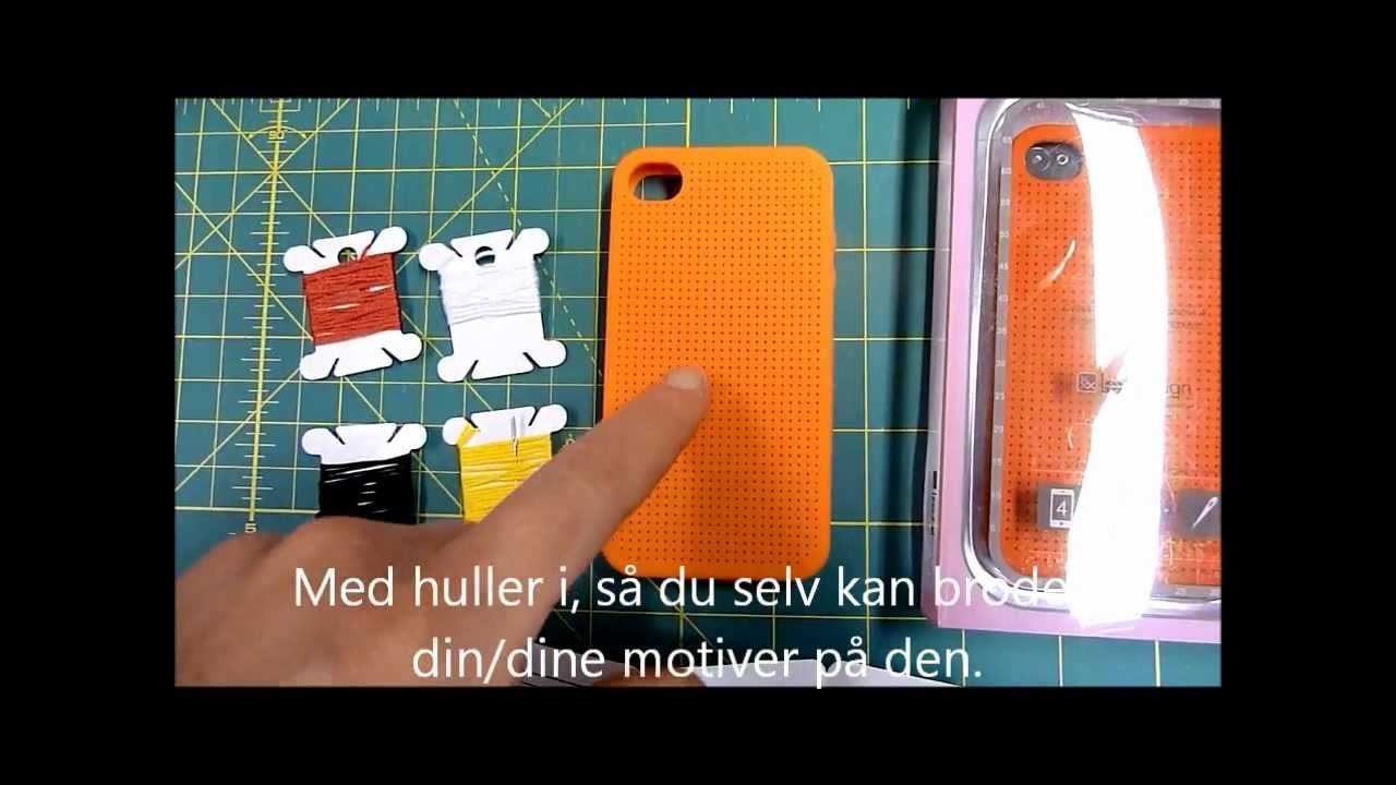 Cover til din Iphone-Ipad fra HANNES patchwork som du selv kan broderer - YouTube