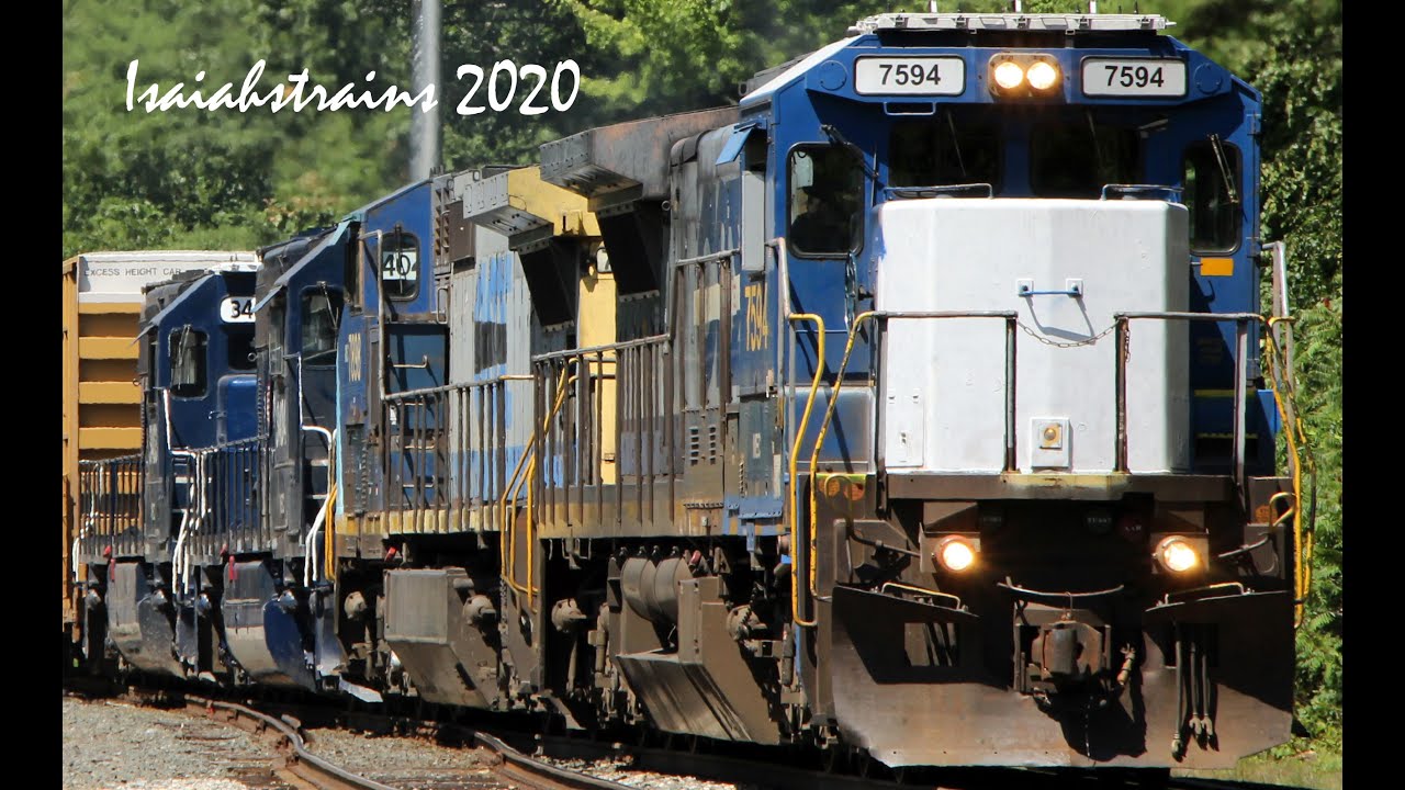 White-Nosed Pan Am C40-8 #7594 Leads PAR EDPO w/ Awesome P5! [8-21-20 ...