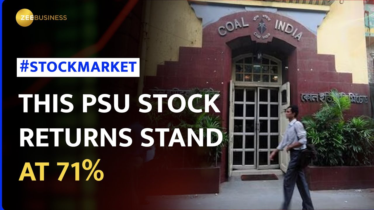 Coal India Continues Soaring: One-Year Returns Stand at 71% | PSU Stock ...
