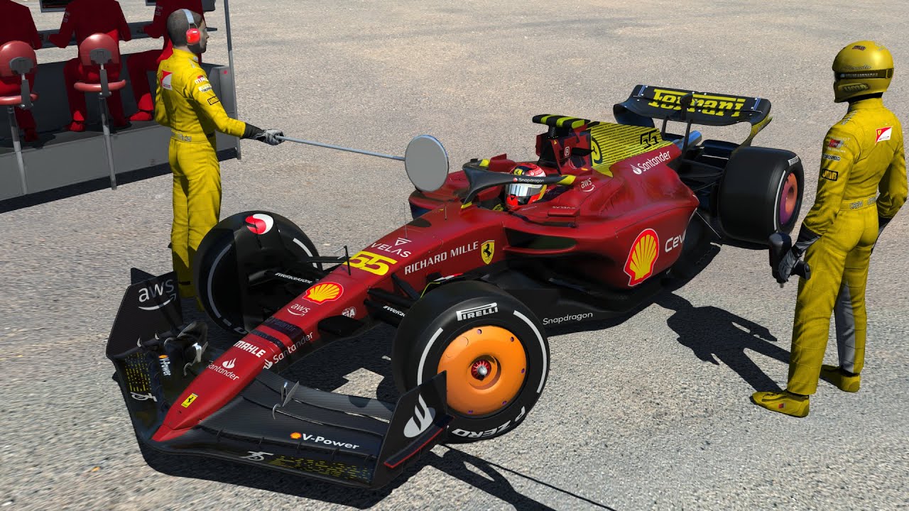 2022 Ferrari F1-75 Monza Livery/Carlos Sainz/Lihpao Racing Park/Assetto ...