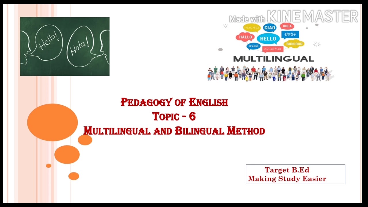 Multilingual and Bilingual Method of Teaching (B.ed 1st year) - YouTube