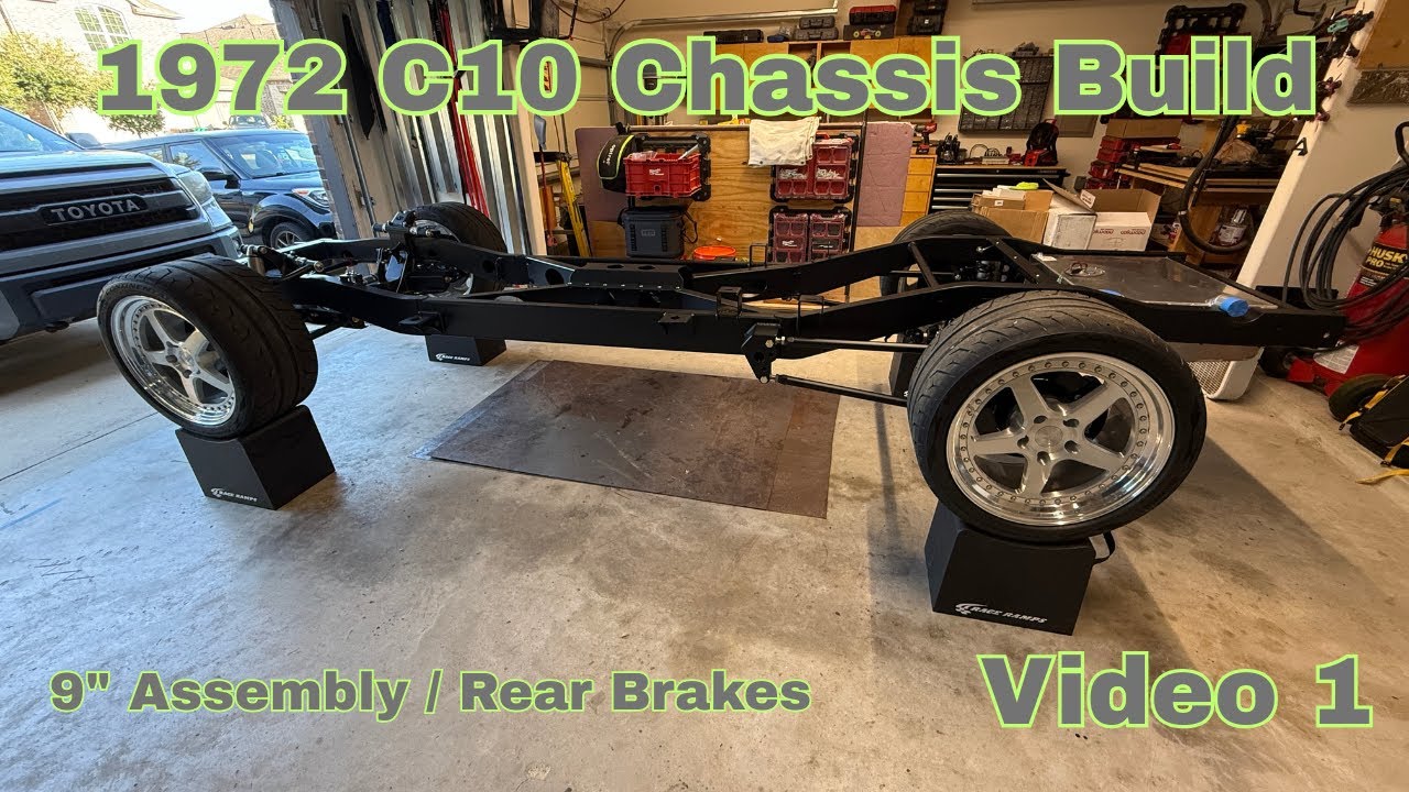 72 C10 New Chassis Build! Assembly of the 9" rear end and the Wilwood ...