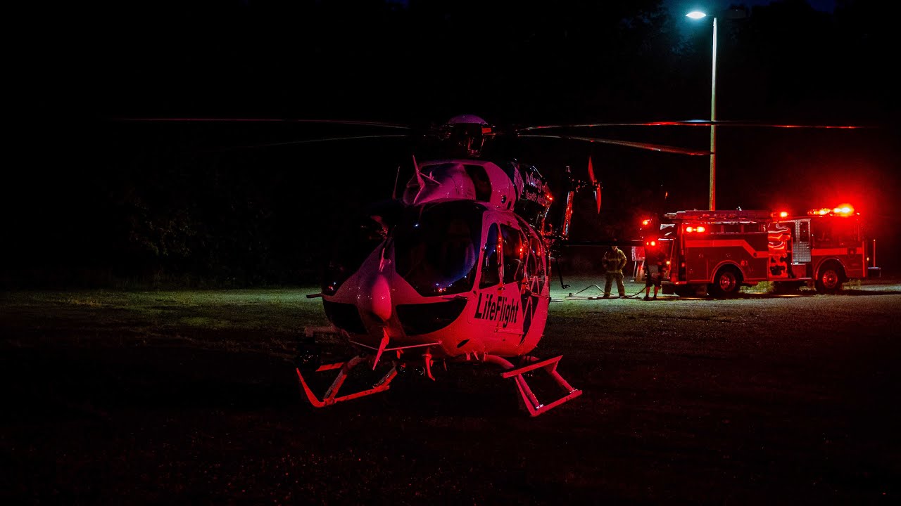 SINGLE VEHICLE MVA WITH ENTRAPMENT LIFEFLIGHT LOWER BURRELL - YouTube