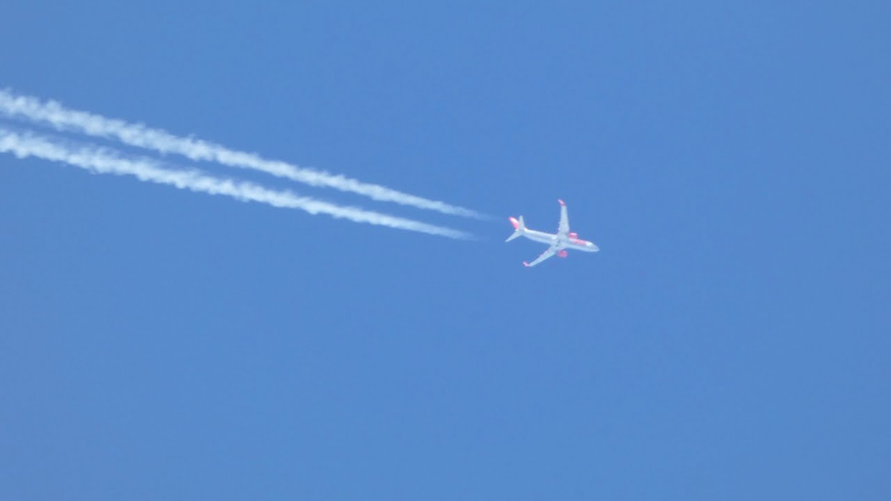 High Altitude Plane Spotting | Jet2 Boeing 737-8Z9 Reg: G-GDFP ...