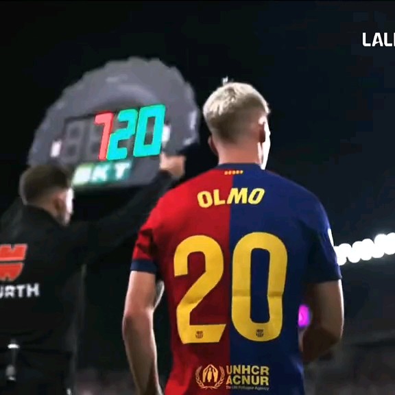 OLMO DEBUT ☠️🔥SUCH A CLASSIC PLAYER☠️#olmo #barça #football #football ...