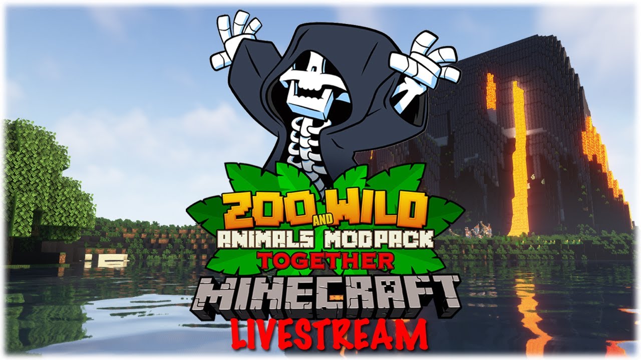 Minecraft SMP: Zoo and Wild Animals (ZAWA) Together Mod - LIVESTREAM #2 ...