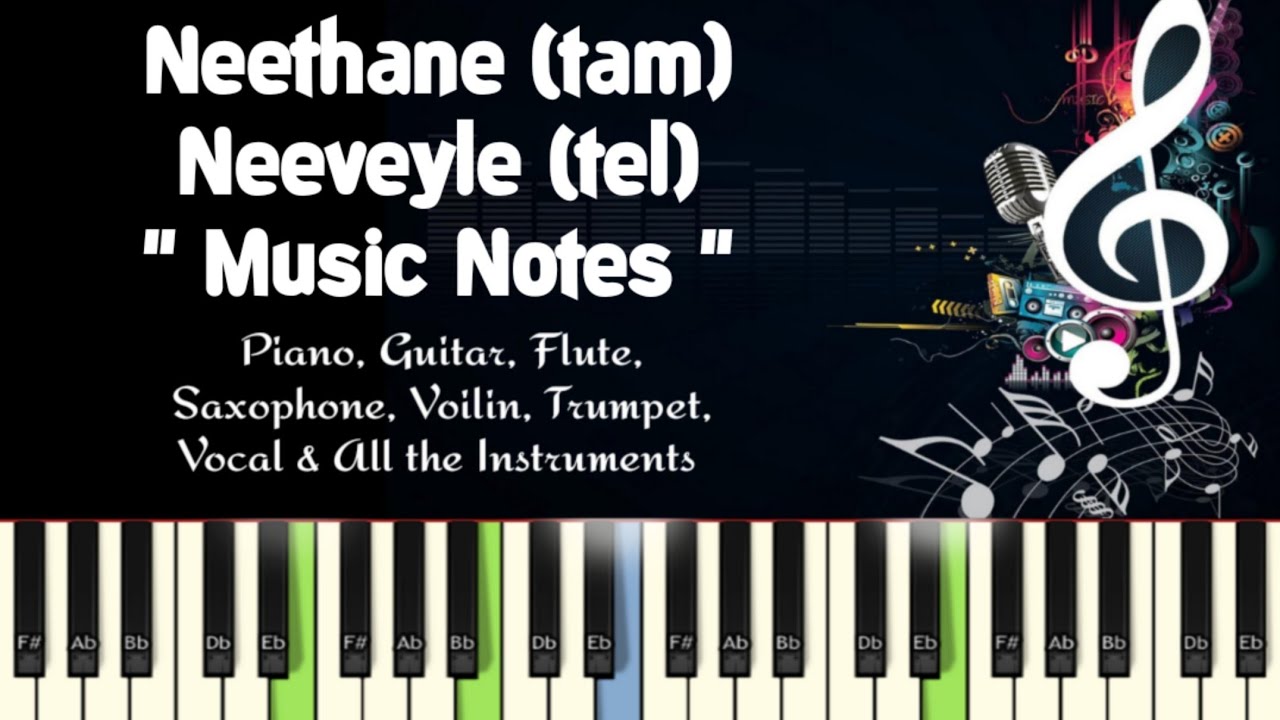 AR Rahman /Neethane Neethane (mersal)/Neeveyle (adirindi) Piano, Guitar ...