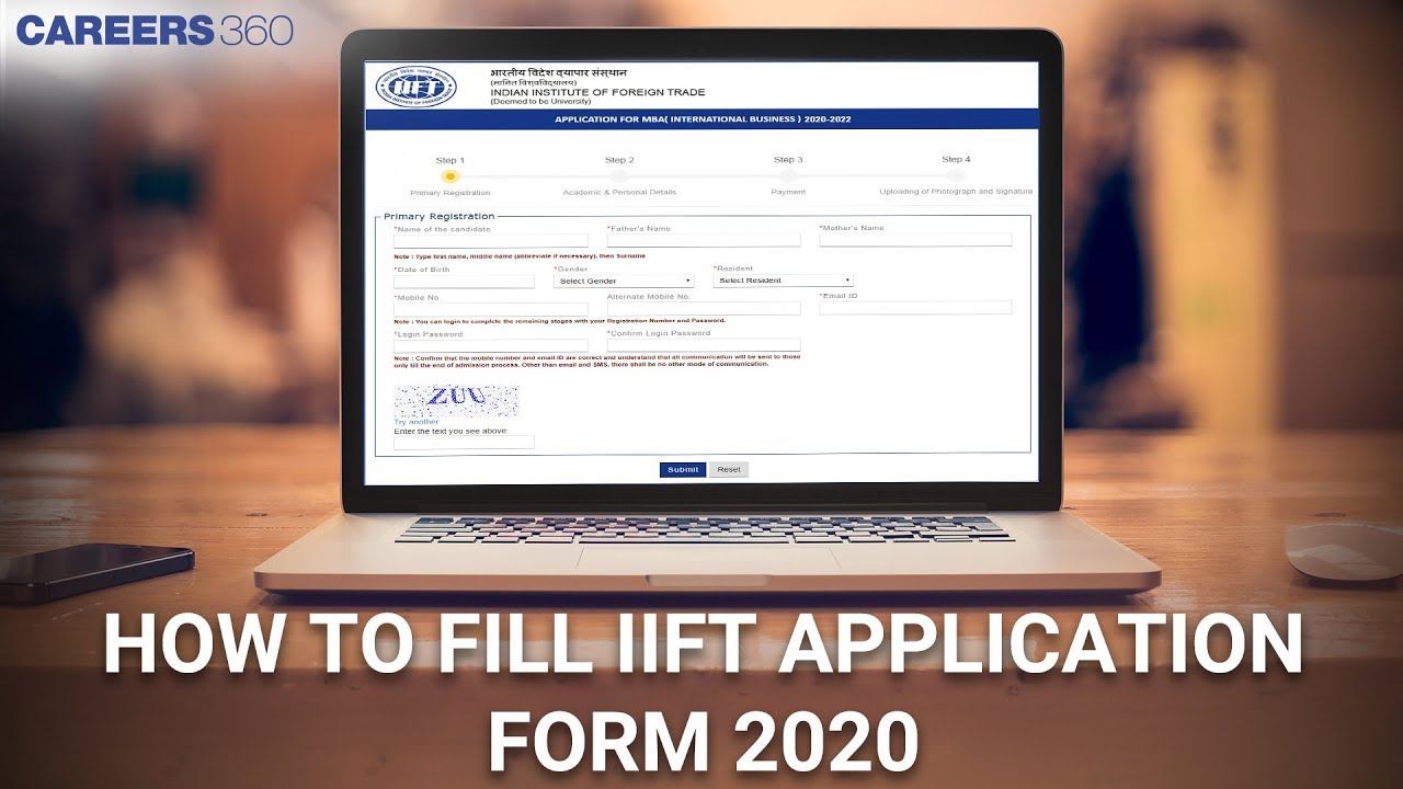How to fill IIFT Application Form 2020 - Step by Step Guide - YouTube