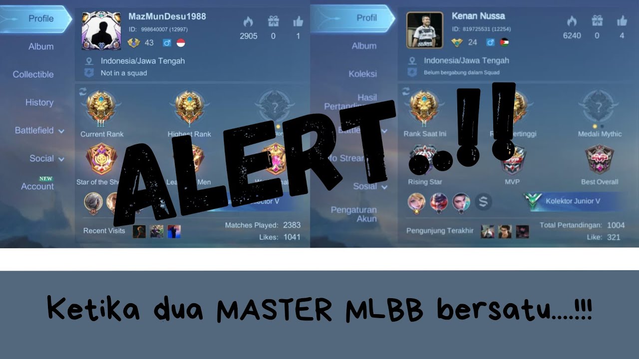 Hey One - MLBB - Ketika dua master MLBB bersatu ft. @catatanridho 😡 ...