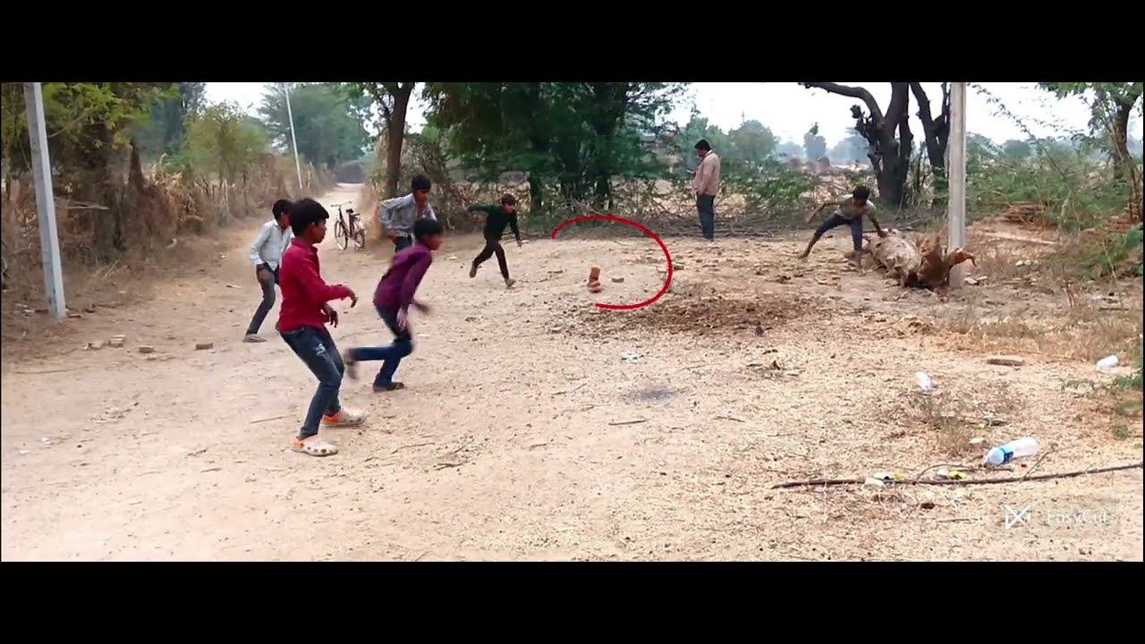 सतोलिया परम्परागत खेल ।।Satoliya traditional game।।सतोलिया कैसे खेलते ...