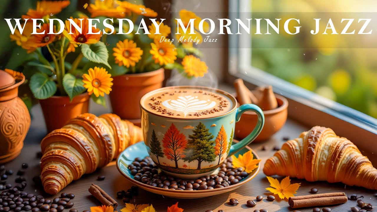 Wednesday Morning Jazz ☕🍂 Elegant Bossa Nova Piano & Cozy Coffee Music ...