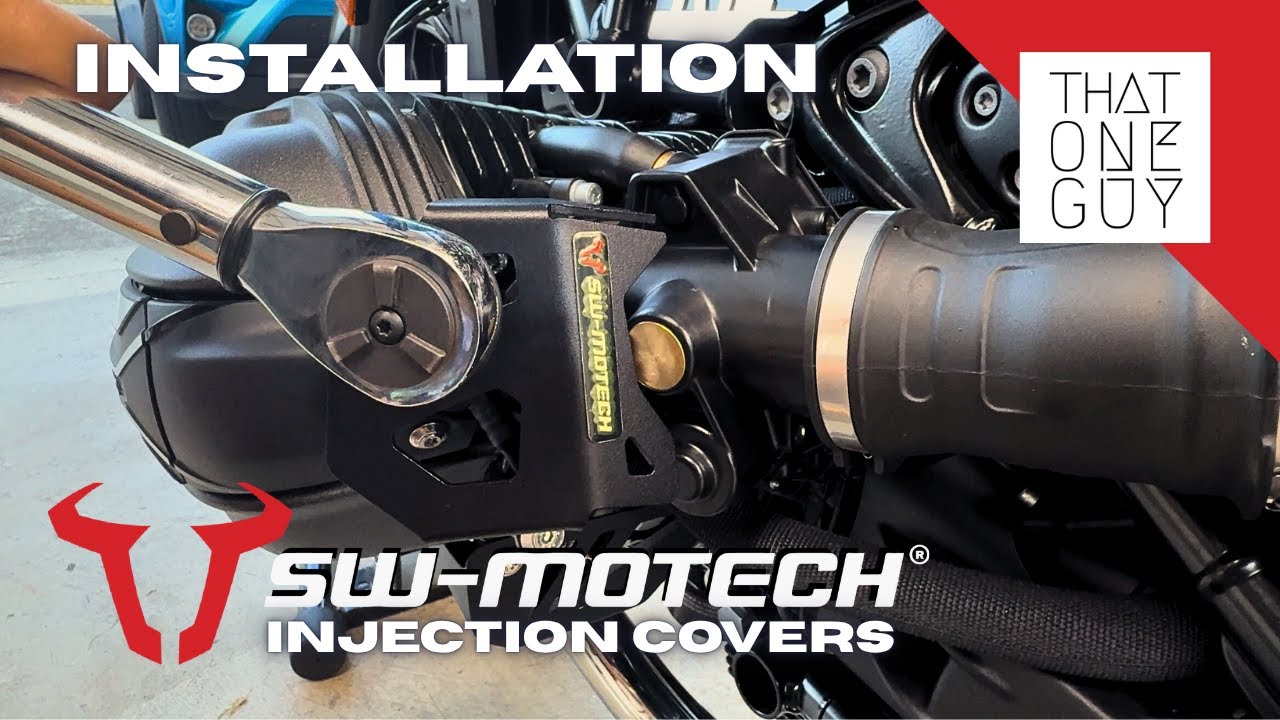 SW-Motech Injector Covers | Unbox & Install | '24 BMW R12 - YouTube