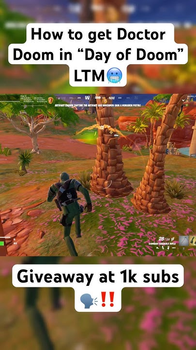 How to get Doctor Doom in “Day of Doom” LTM🥶 #fortnite #fortniteclips #giveaway #gaming #og ...