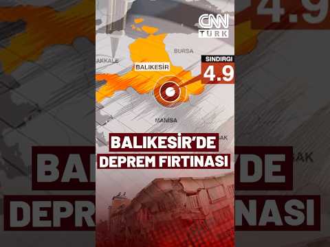 SON DAKİKA | Balıkesir'de Deprem Fırtınası: 4.9’luk Sarsıntı Panik Yarattı!