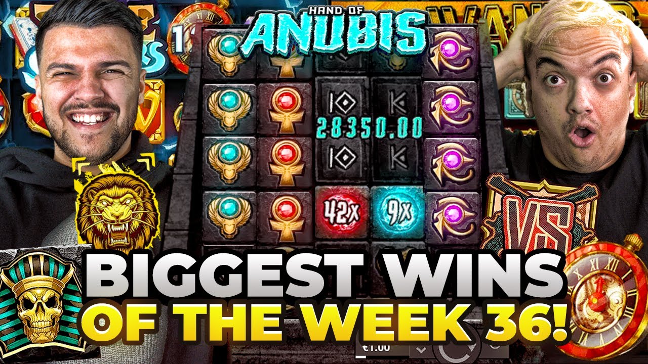 BIGGEST WINS OF THE WEEK 36 || HAND OF ANUBIS GOING CRAZY AGAIN!? - YouTube