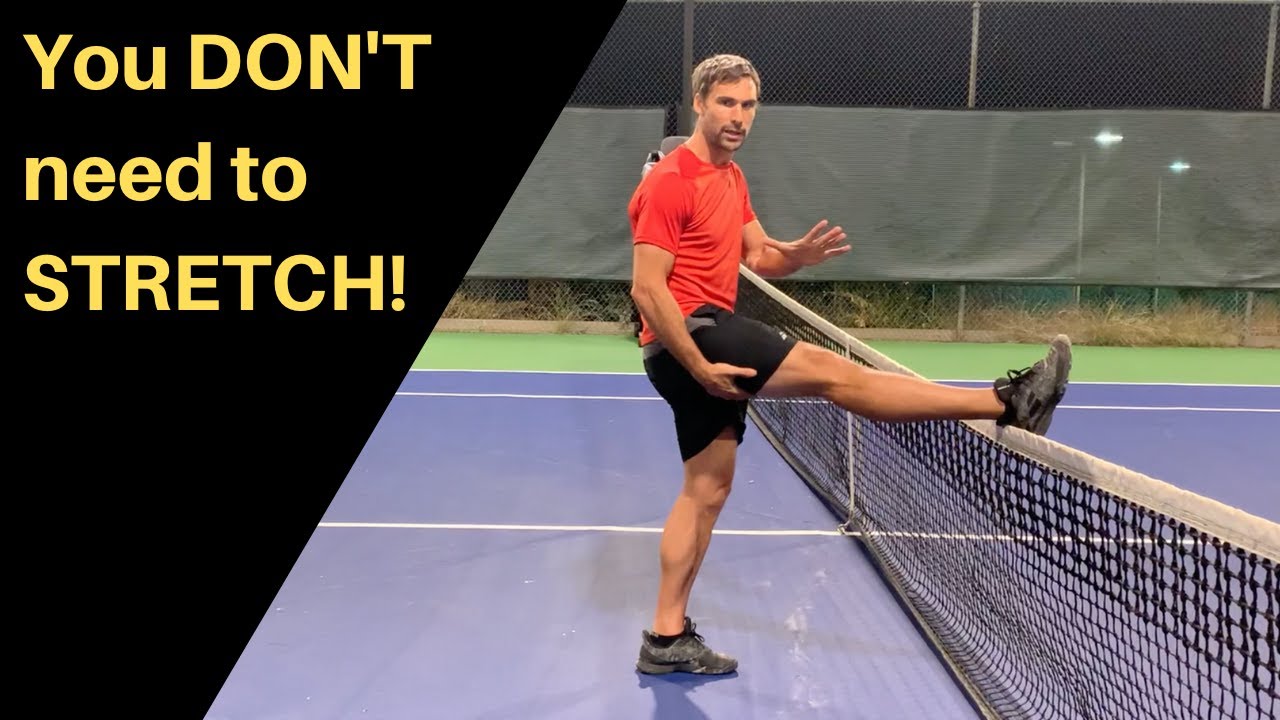 Hamstring flexibility for older tennis players - YouTube