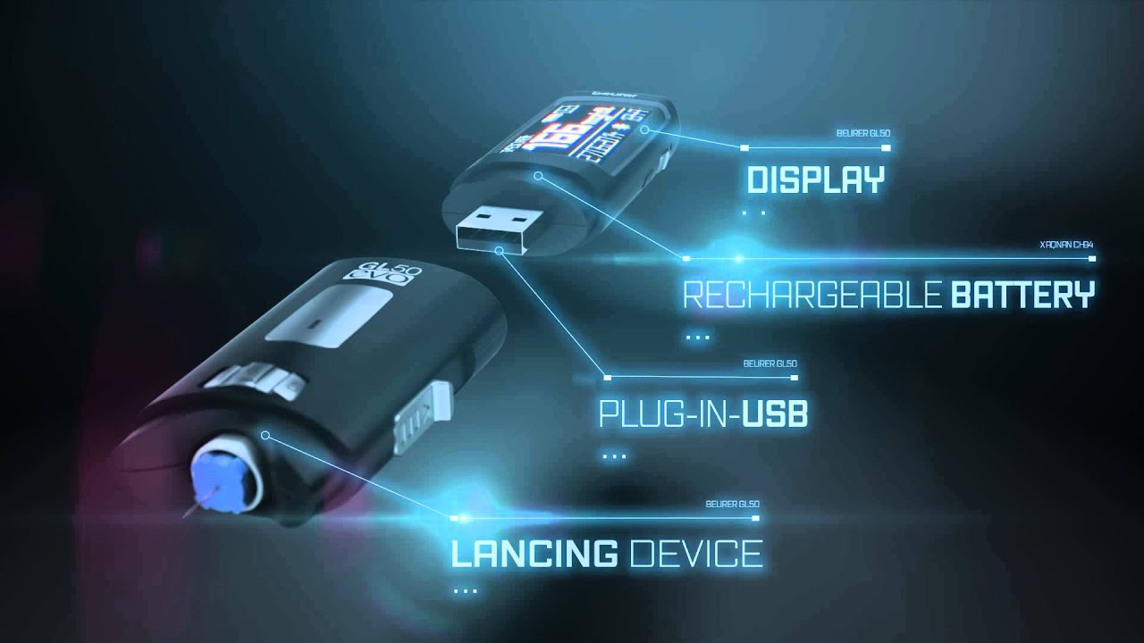 GL 50 evo - blood glucose monitor - YouTube