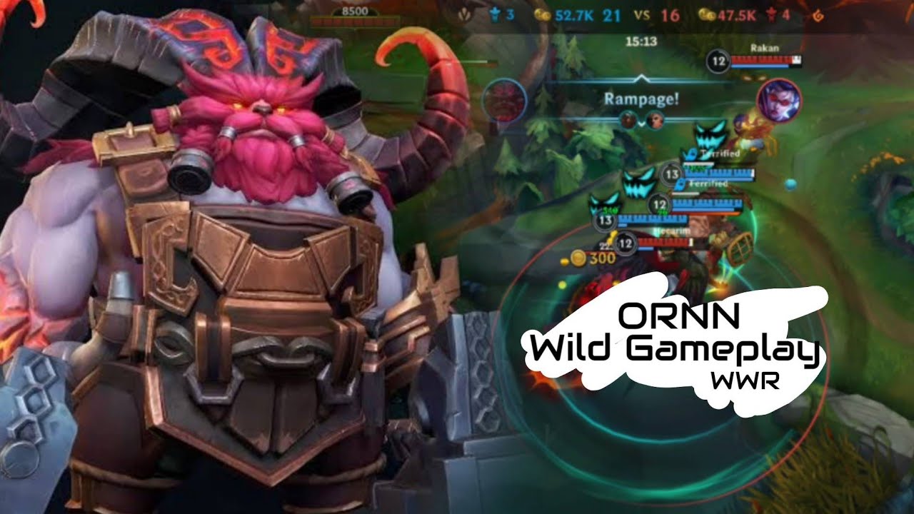 Ornn Wild Gameplay | Wild Rift - YouTube