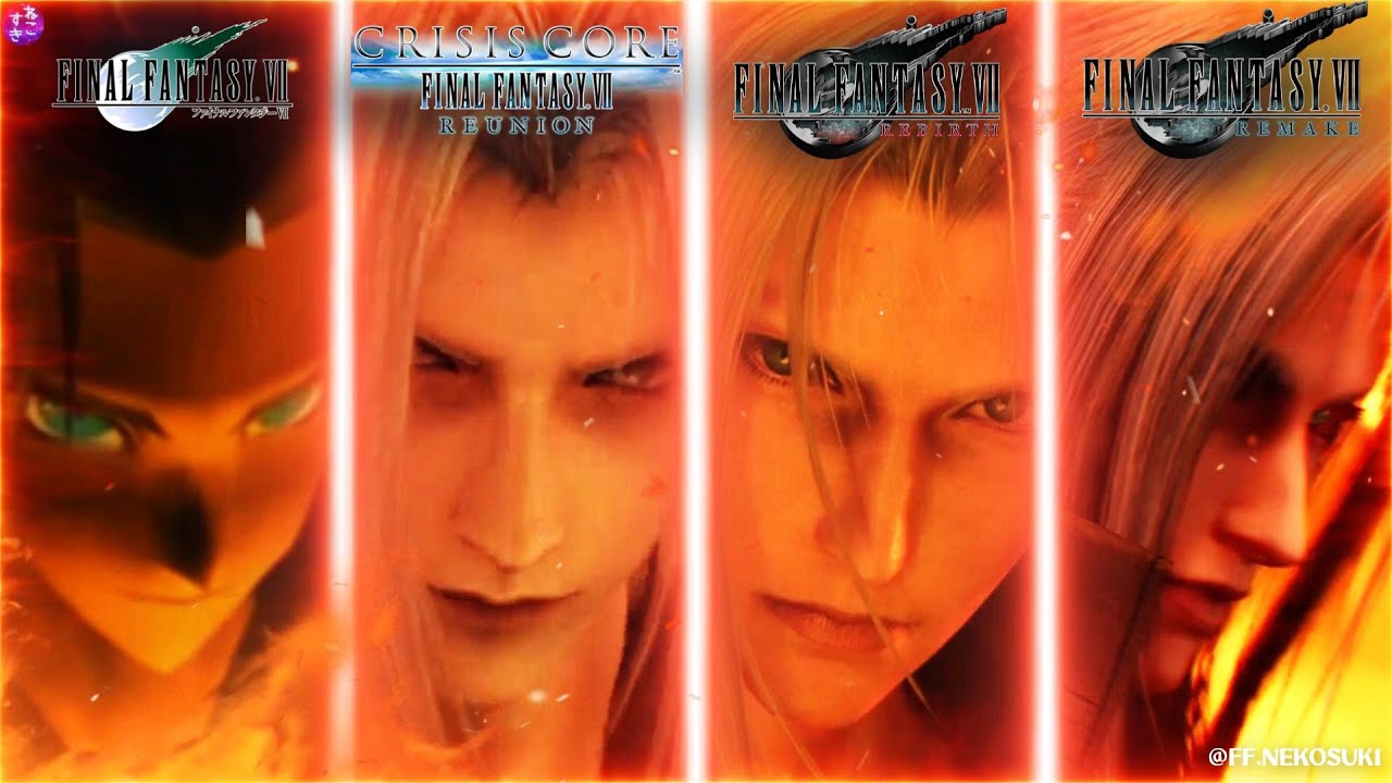 【ネタバレ注意】炎の中のセフィロスを比較！FF7原作からFF7リバースデモ版まで【FF7EC・FF7原作・CCFF7R・FF7R・FF7リバース】 - YouTube