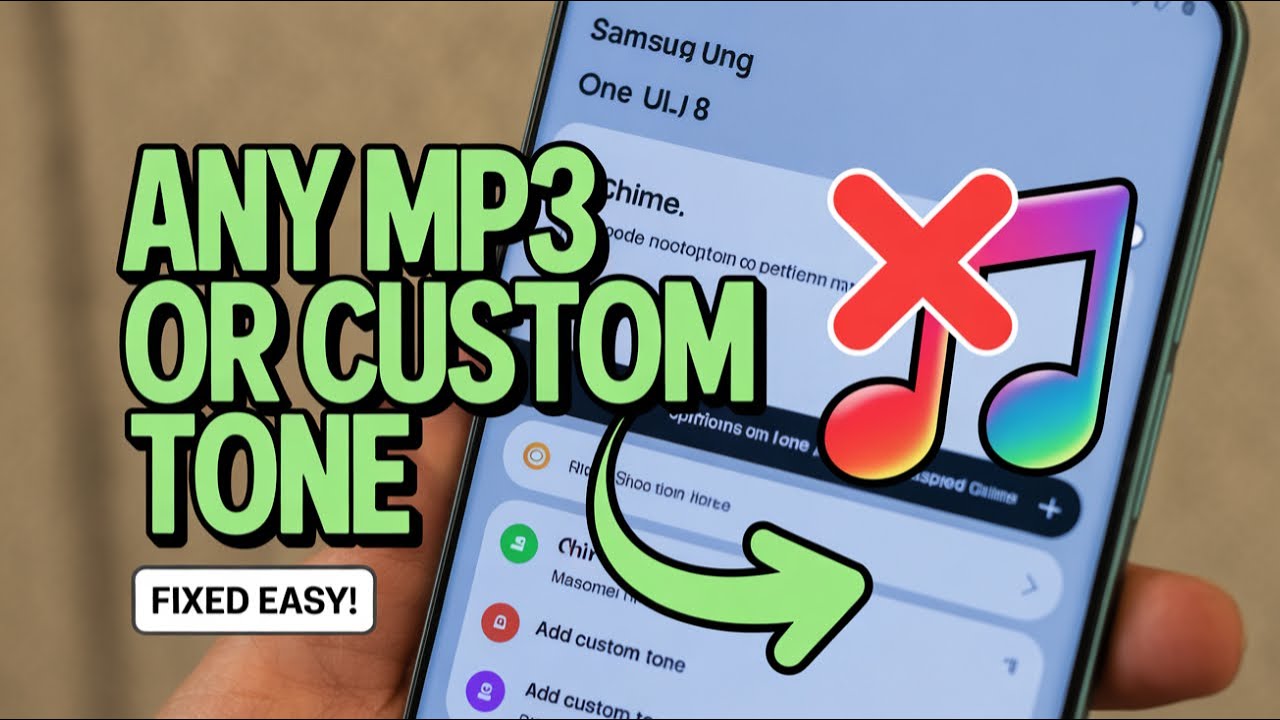 Samsung Notification Sounds Fix🔥! Set ANY MP3 Alert in One UI 8 ...