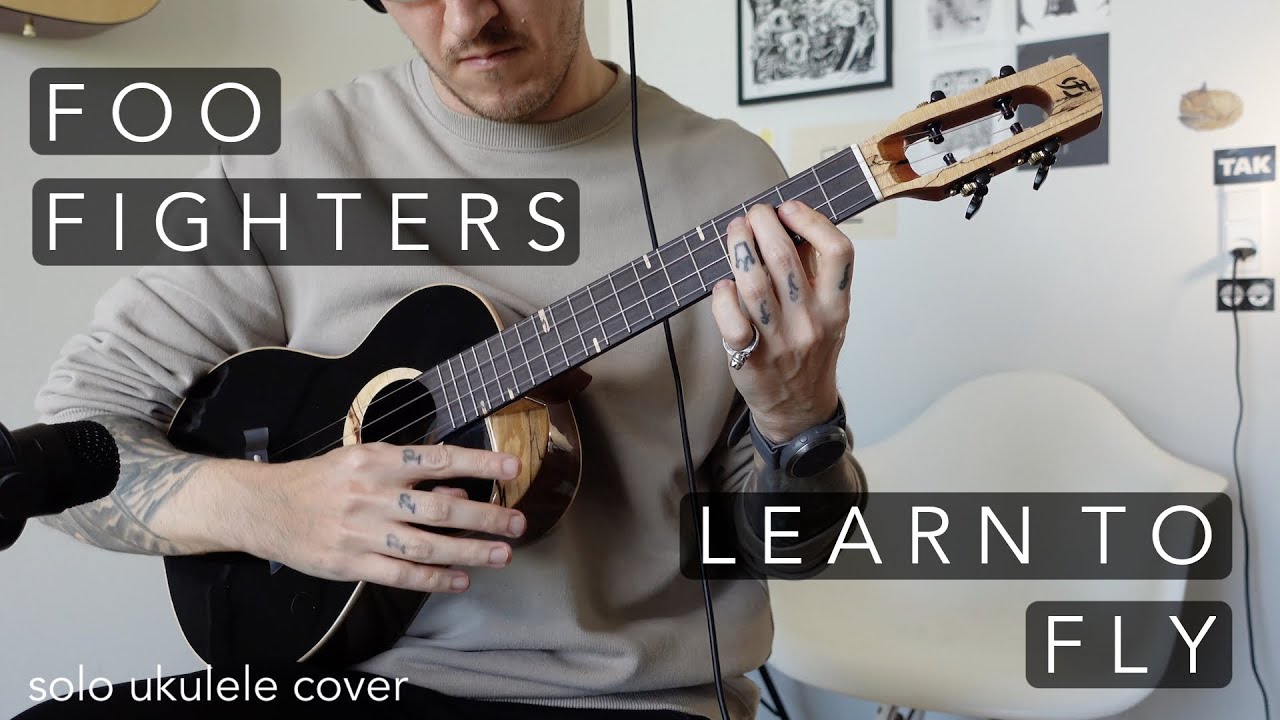 Foo Fighters - Learn to Fly ukulele cover - YouTube