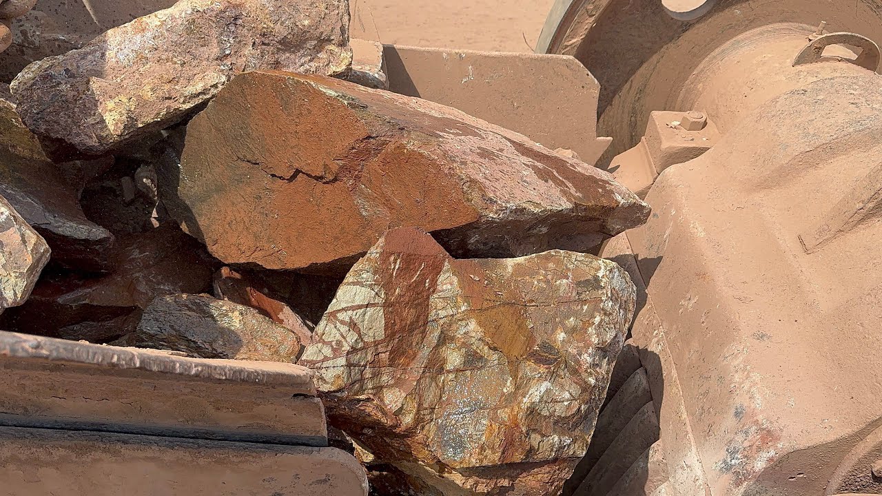 Amazing Quarry Primary Rock Crushing Machine Working | Satisfying Rock ...