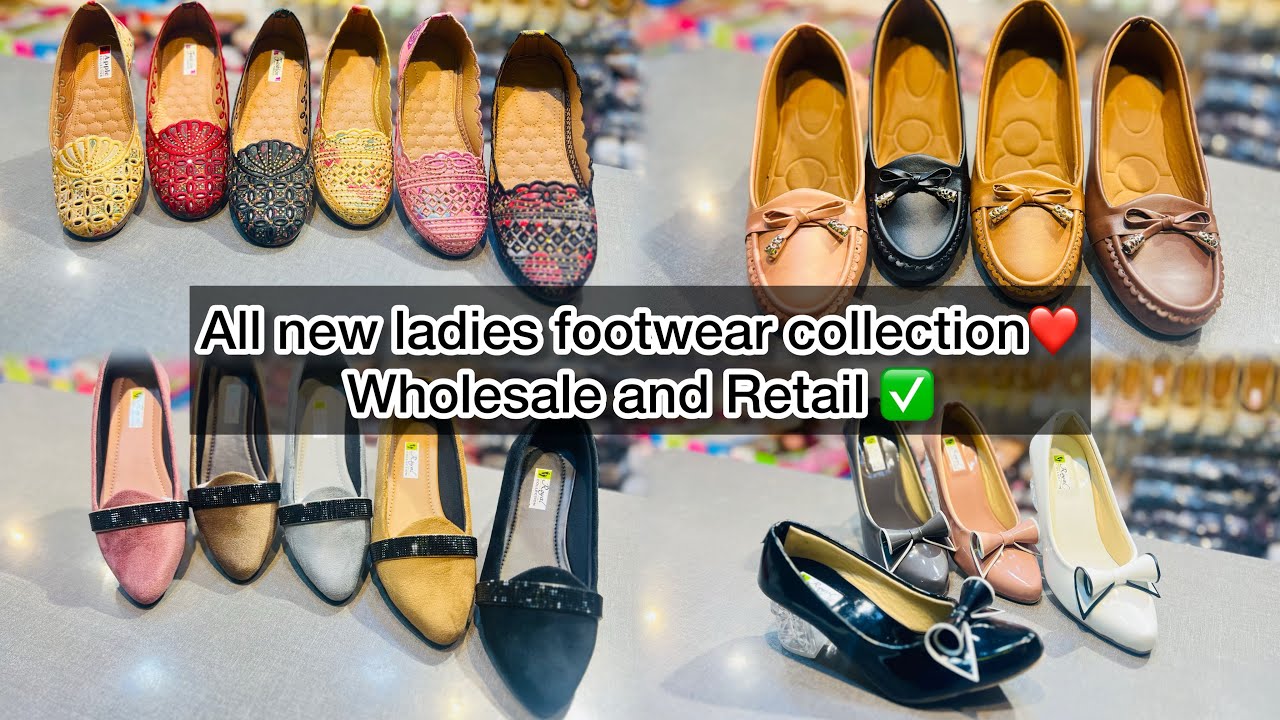 All new ladies shoes collection/Wholesale market Ludhiana/Punjabi Jutti ...