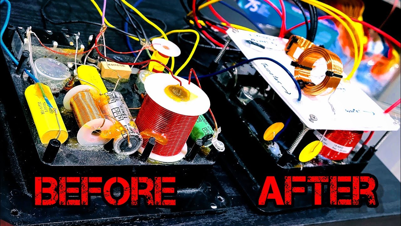 Cerwin Vega D-9 Crossover Rebuild Continued (Part 6 D-9 Restoration ...