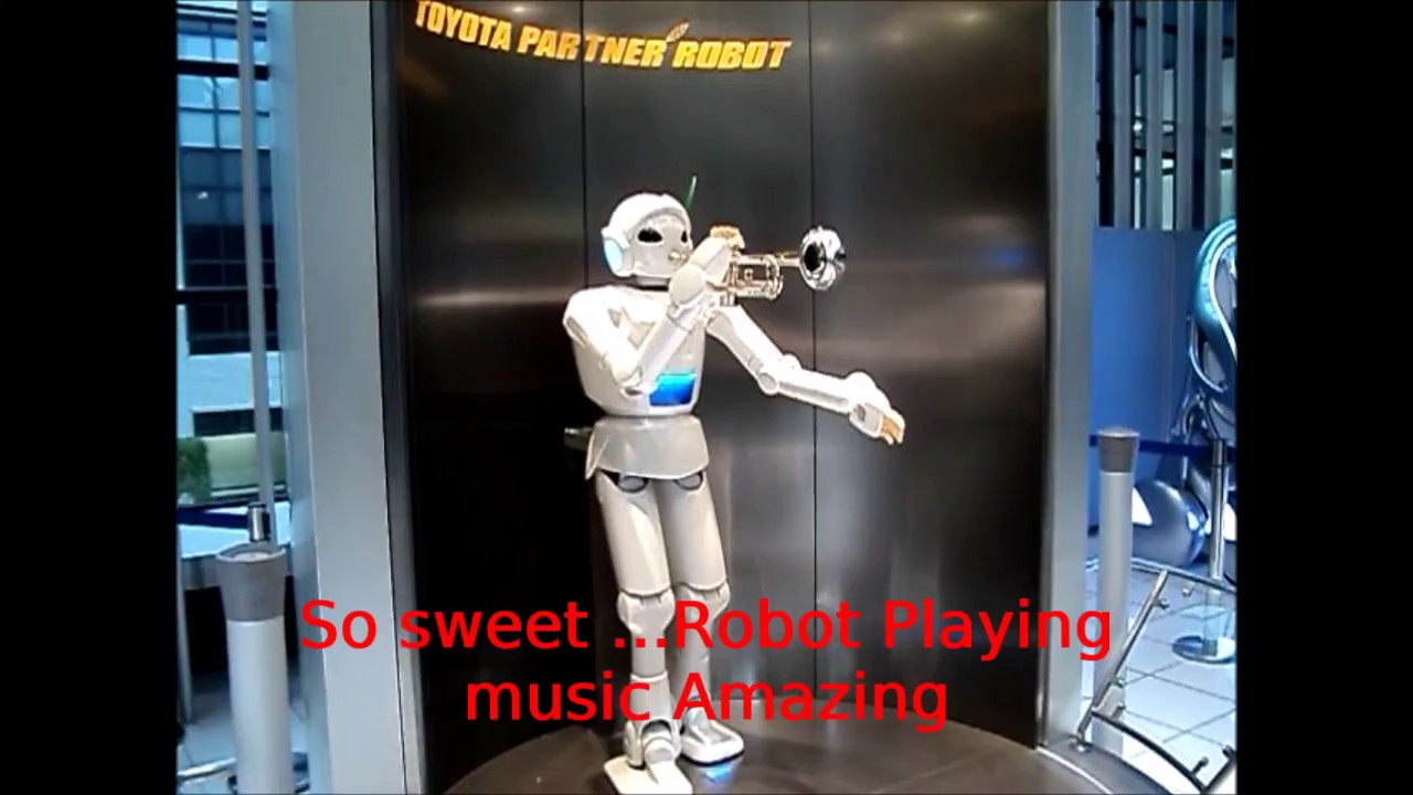 Toyota Trumpet Robot. How Real Music played by Robot Amazing must watch ...