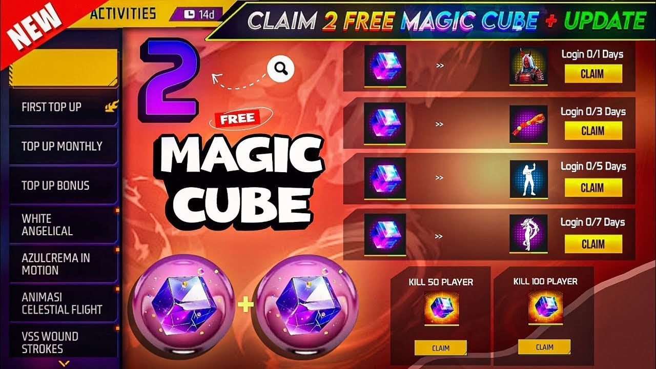 Next Magic Cube Store 100%🤩Update __ Free Fire Magic Cube Store Update ...