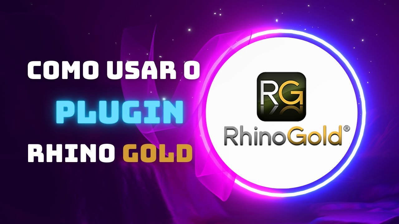 Usando o Plugin RhinoGold com Rhinoceros 3D - YouTube