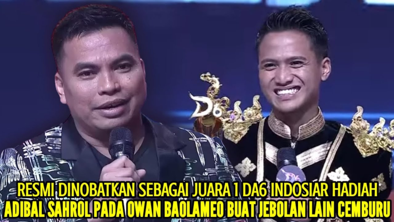 ADIBAL SAHRUL BERIKAN HADIAH SPESIAL KE OWAN BOALEMO SETELAH JADI PEMENANG DI DA6 INDOSIAR - YouTube