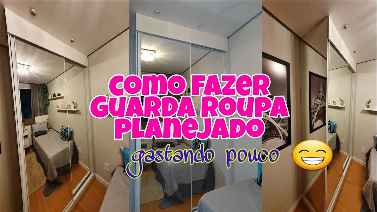 como fazer guarda roupa planejado, com seu próprio guarda roupa 👍 - YouTube