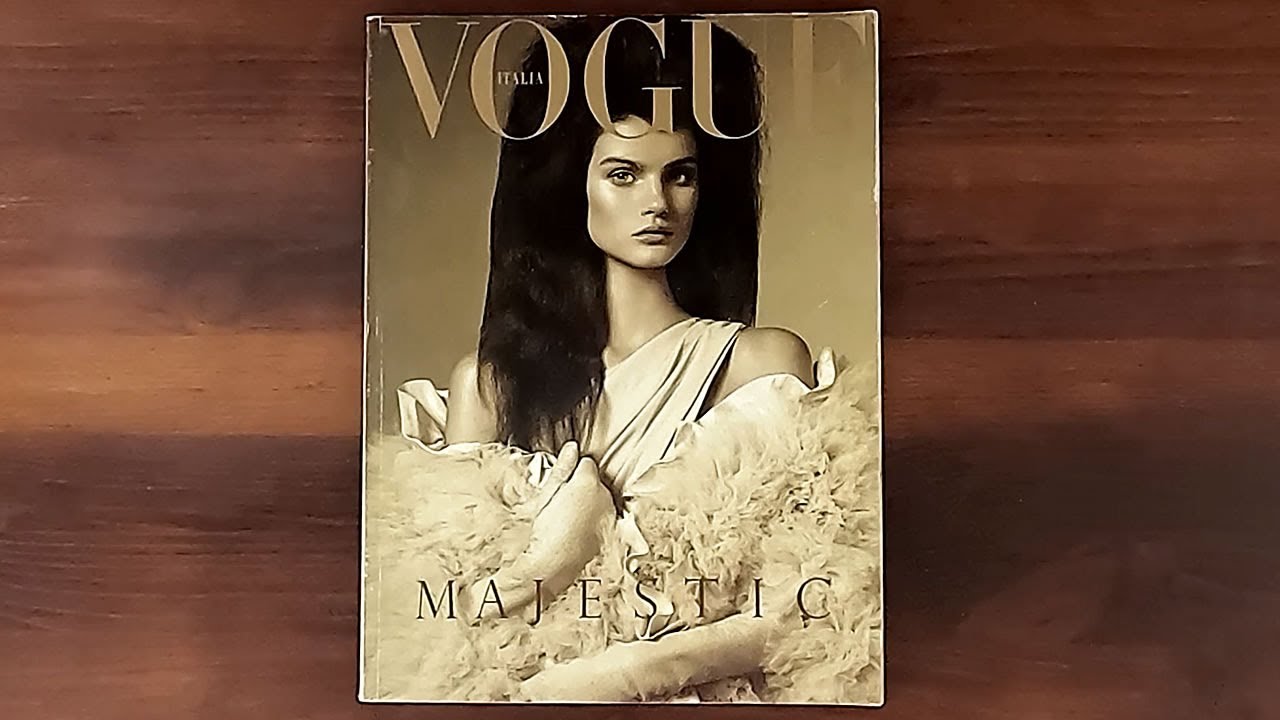 2007 March ASMR Magazine Flip Through: Italian Vogue Supplement Majestic Haute Couture Steven ...
