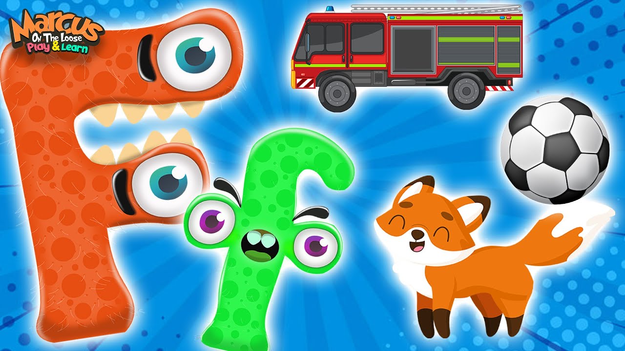 Monster Alphabet Letter F Sounds | Educational Video for Kids | ABC ...