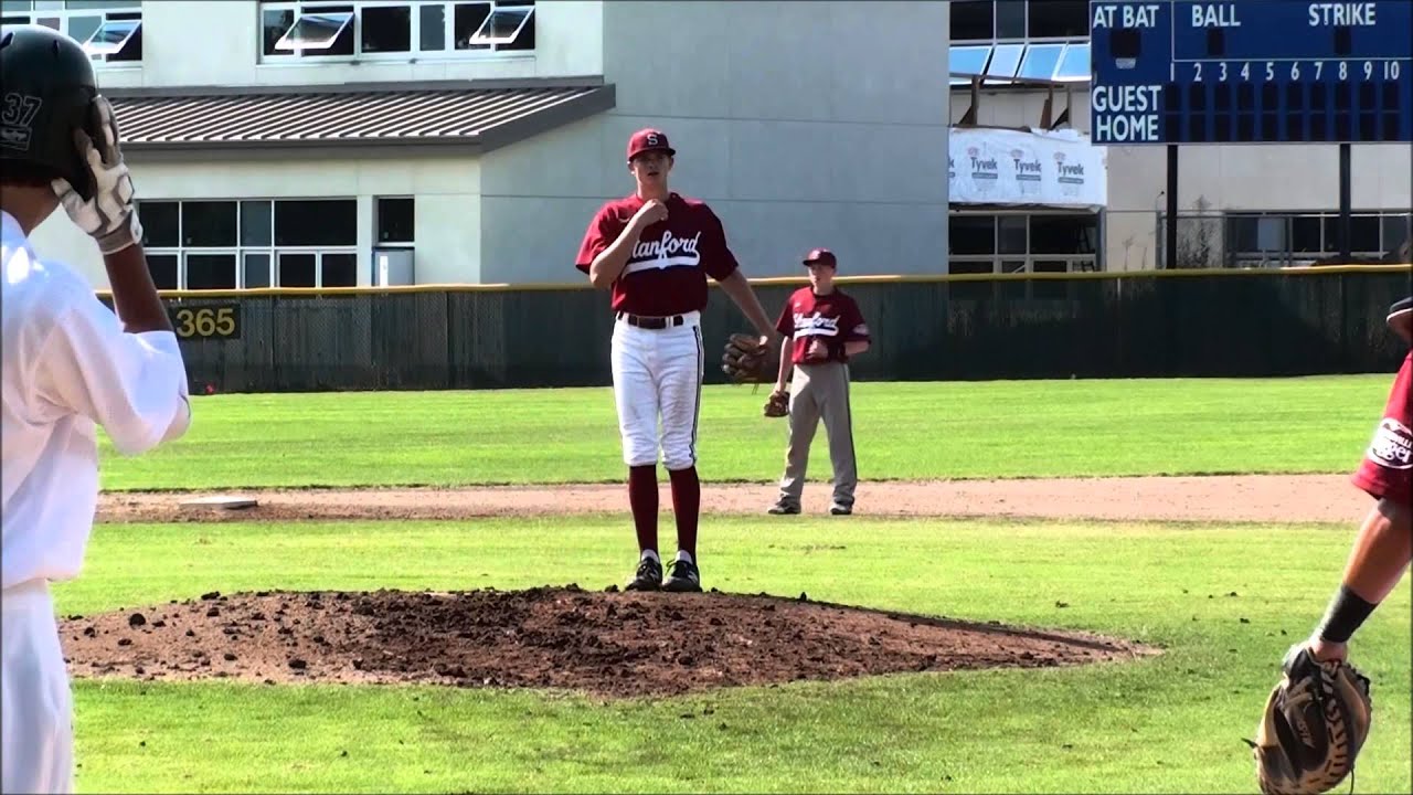 Colin Martell Stanford Baseball Camp Pitching 2013 - YouTube