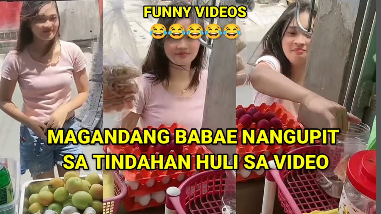 MAGANDANG BABAE NANGUPIT SA TINDAHAN HULI SA VIDEO, PINOY MEMES, FUNNY ...