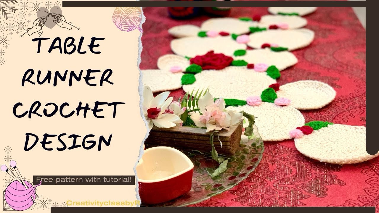 TABLE RUNNER CROCHET DESIGN | hANDMADE | - YouTube