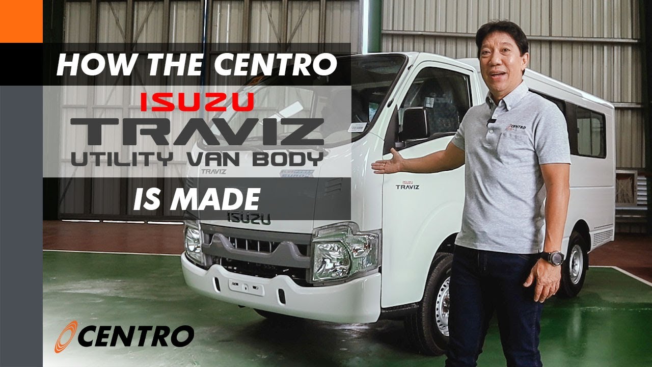 How the Centro Isuzu Traviz Utility Van Body is Made - YouTube