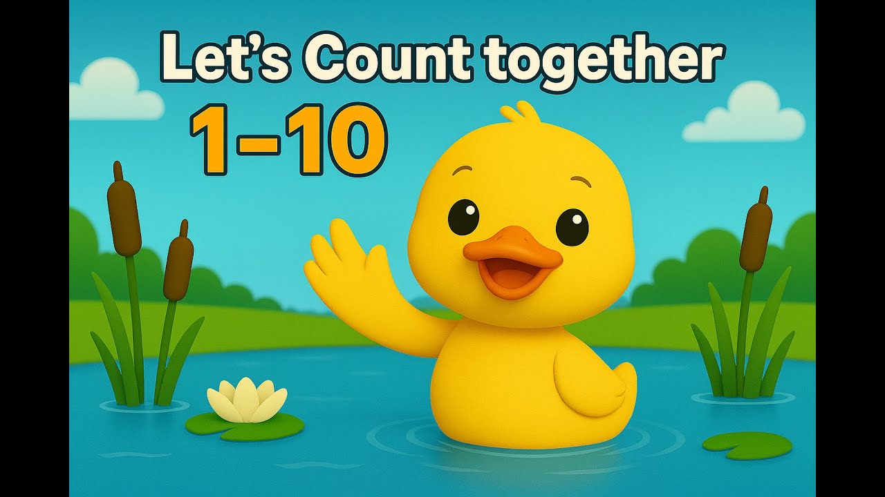 Let’s Count 1 to 10 with a Duck | Preschool Number Song for Classroom ...
