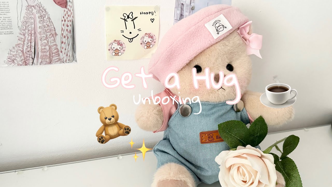 Get A Hug | unboxing | Cutest Bear Everrr!!! | 🧸🐻 - YouTube