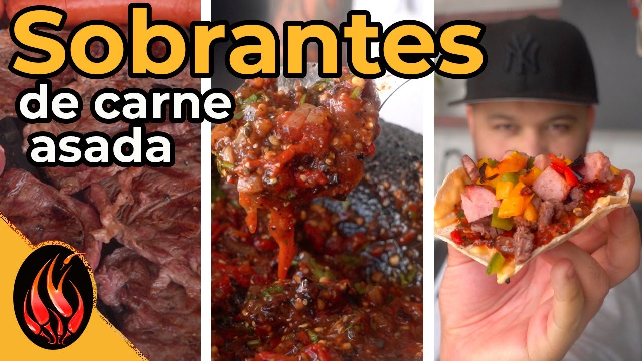 Qué hacer con los sobrantes de la carne asada? - YouTube