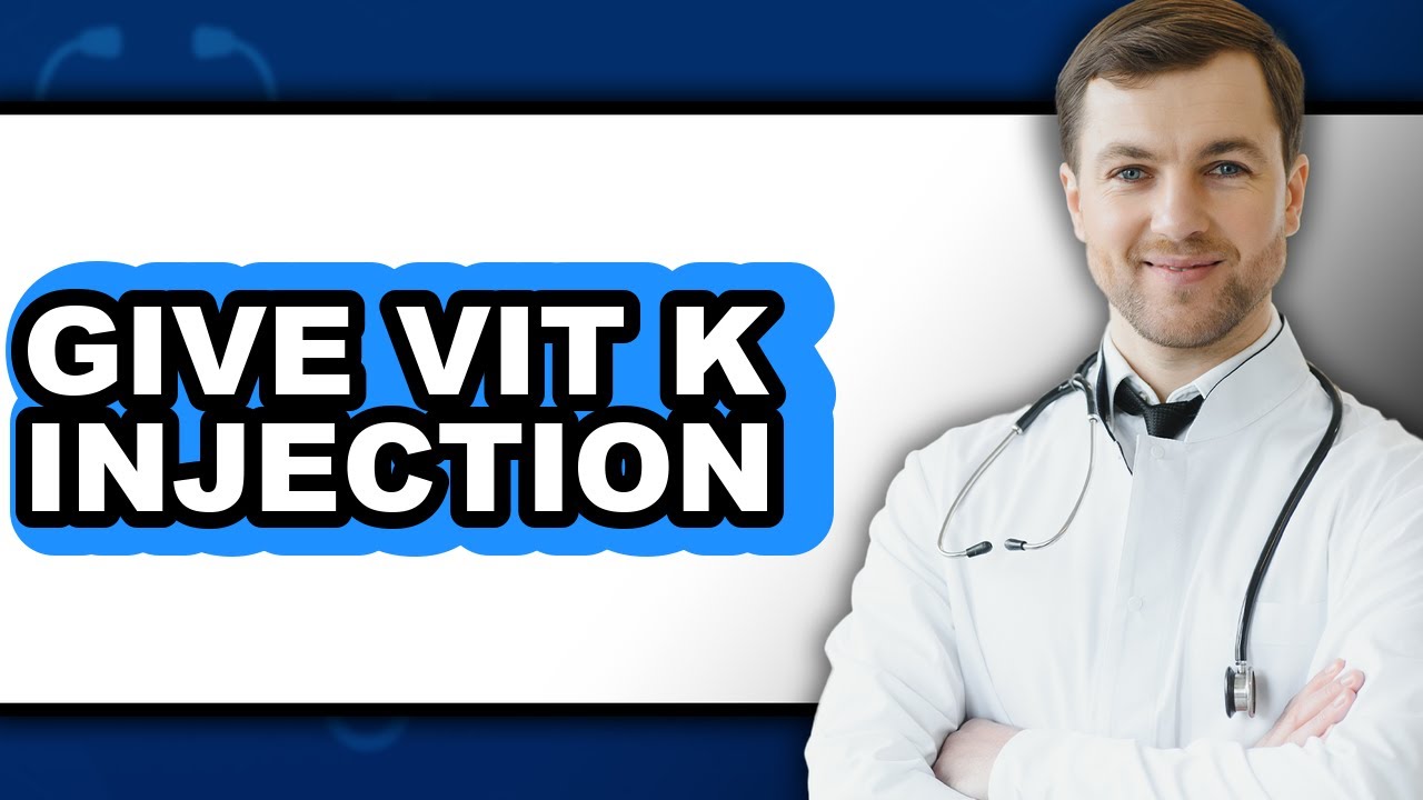 How to Give Vit K Injection (Easy Method) - YouTube