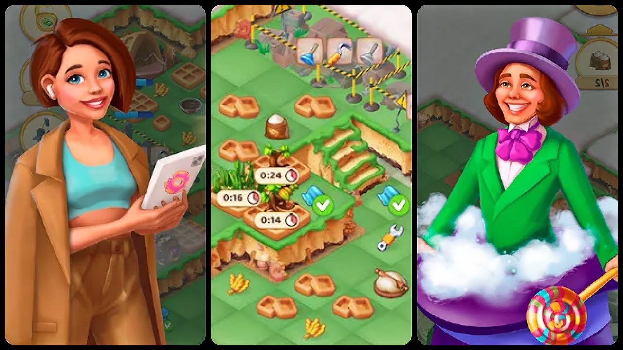 Candy Merge Factory Mobile Game | Gameplay Android & Apk - YouTube