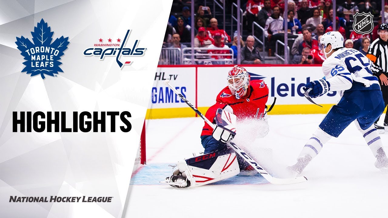 NHL Highlights | Maple Leafs @ Capitals 10/16/19 - YouTube