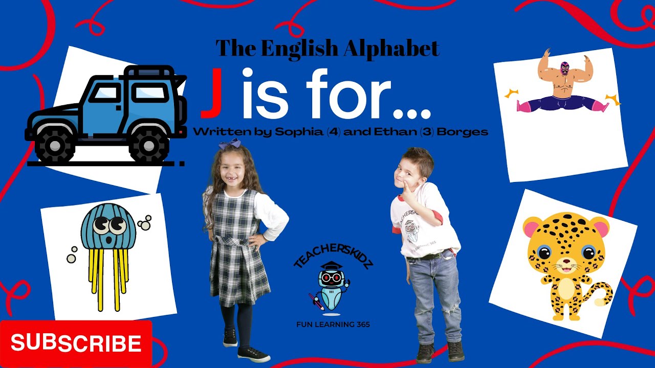 English for kids | English Alphabet | Words with J | J is For - ABC ...