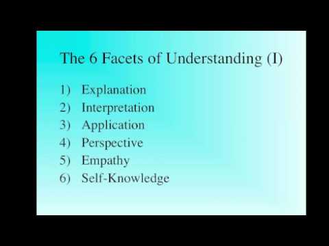 EDUU 609: The 6 Facets_UbD_the A_B_Cs of Curriculum Design.m4v - YouTube