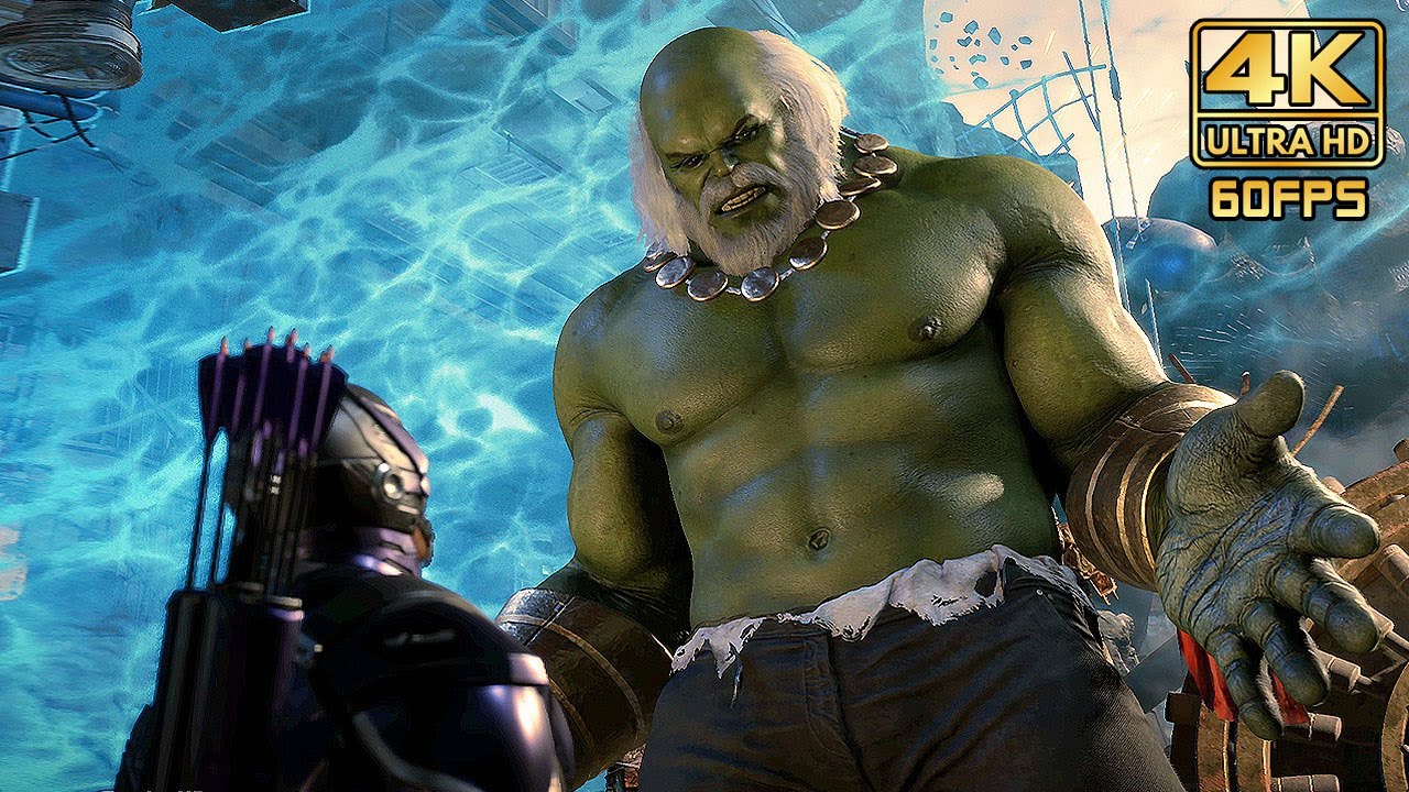 Marvel's AVENGERS - HAWKEYE vs MAESTRO Boss Fight (PS5) @ 4K 60ᶠᵖˢ ...